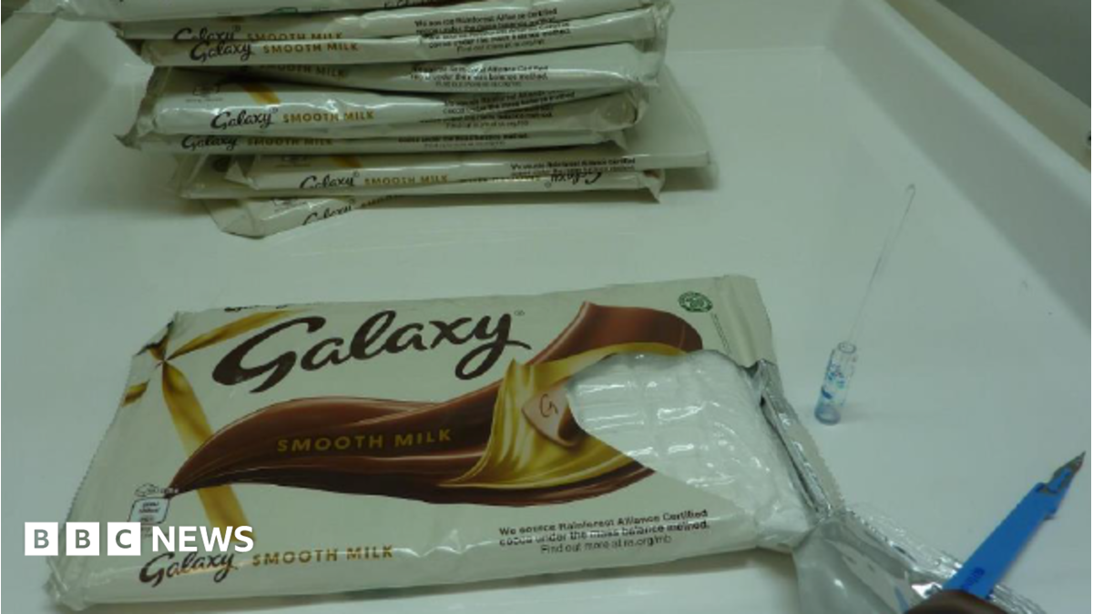 Jersey drug smuggler disguised cocaine as chocolate bars - BBC News