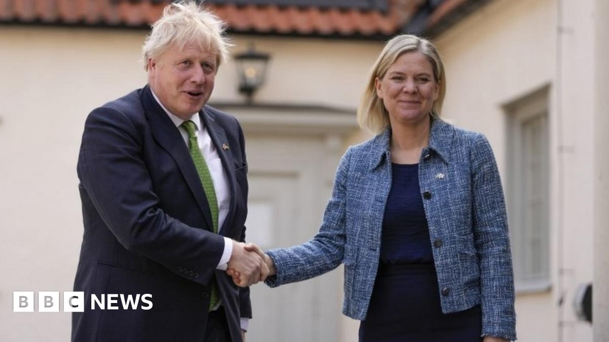 UK agrees mutual security deals with Finland and Sweden - BBC News