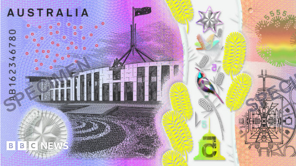 Australia launches tactile banknote to aid blind people - BBC News