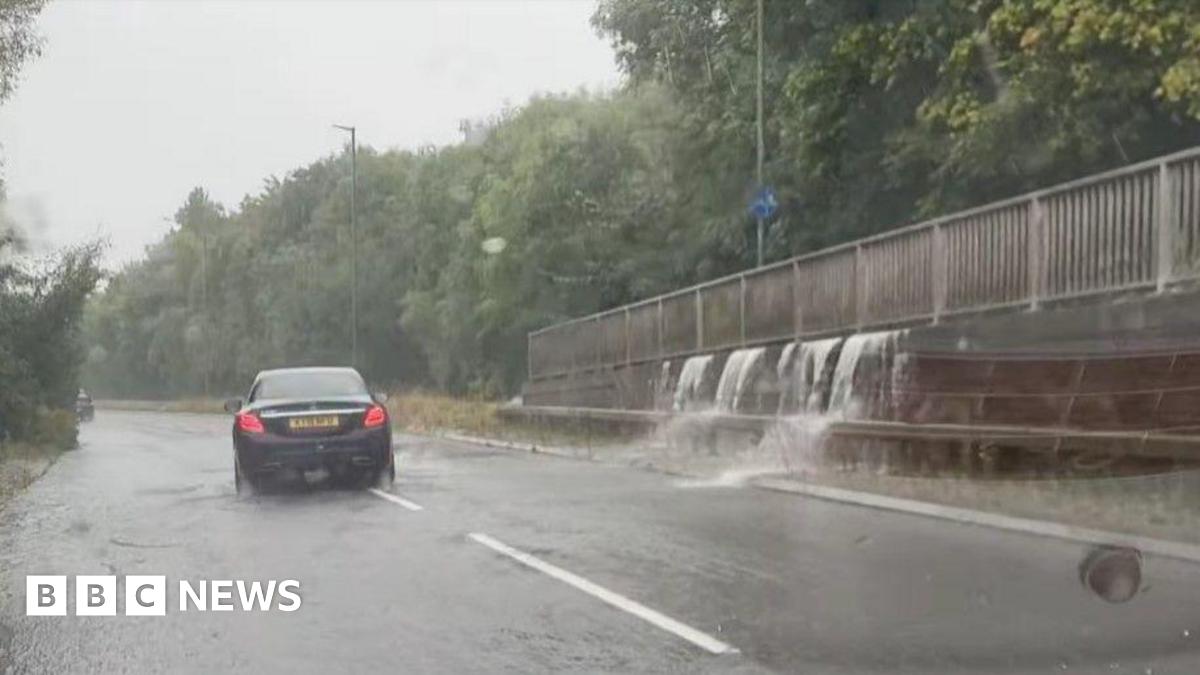 Shropshire's second-highest daily rainfall measured in Shawbury - BBC News