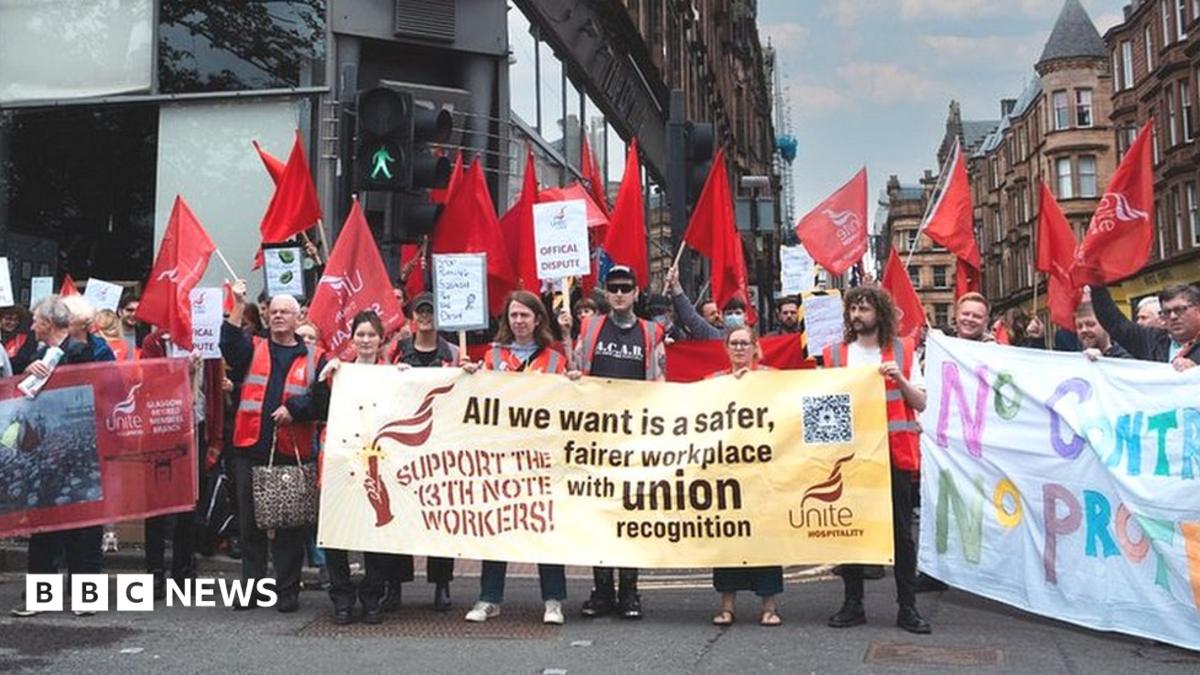 Workers at the 13th Note venue in Glasgow win employment tribunal - BBC ...