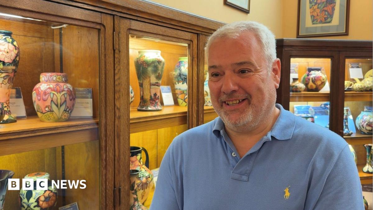 Moorcroft pottery boss 'emotional' as work in Stoke-on-Trent restarts ...