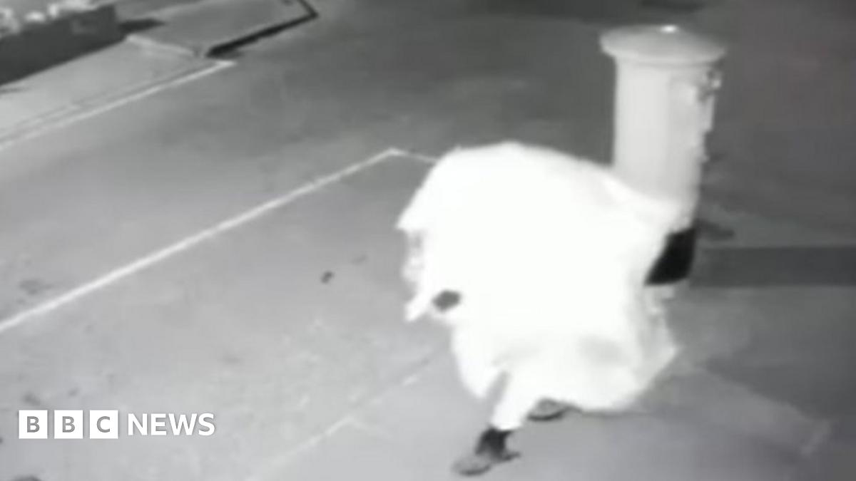 Outrage as Pride postbox topper stolen from outside post office - BBC News