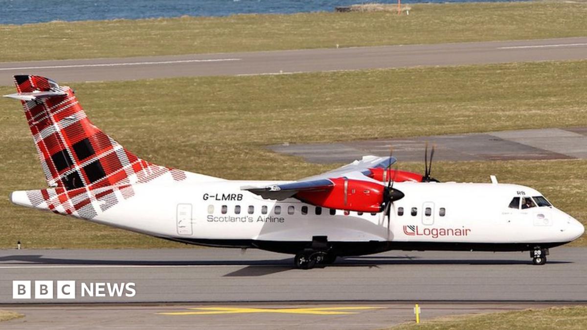 Scottish airline Loganair goes on the market - BBC News