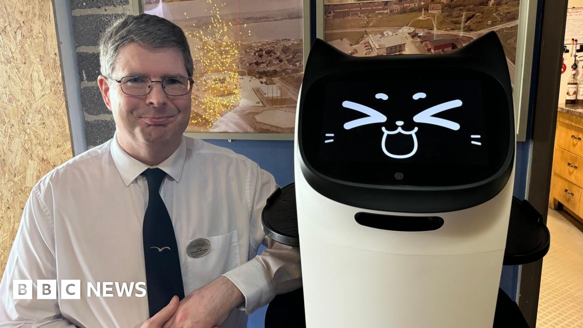 Portland cafe says Bella robot will not replace staff - BBC News