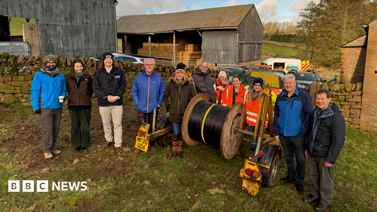 Lazonby campaign brings fibre internet to Cumbrian village - BBC News