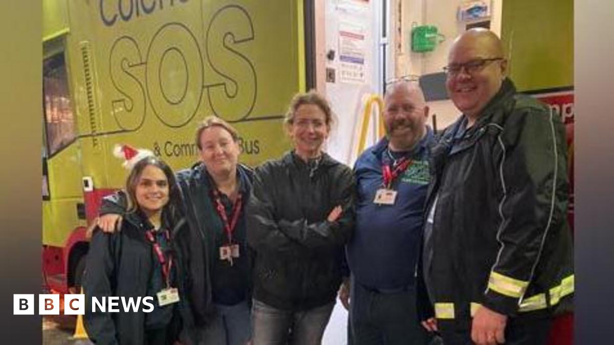 Essex gets new SOS bus to continue helping people with addition - BBC News
