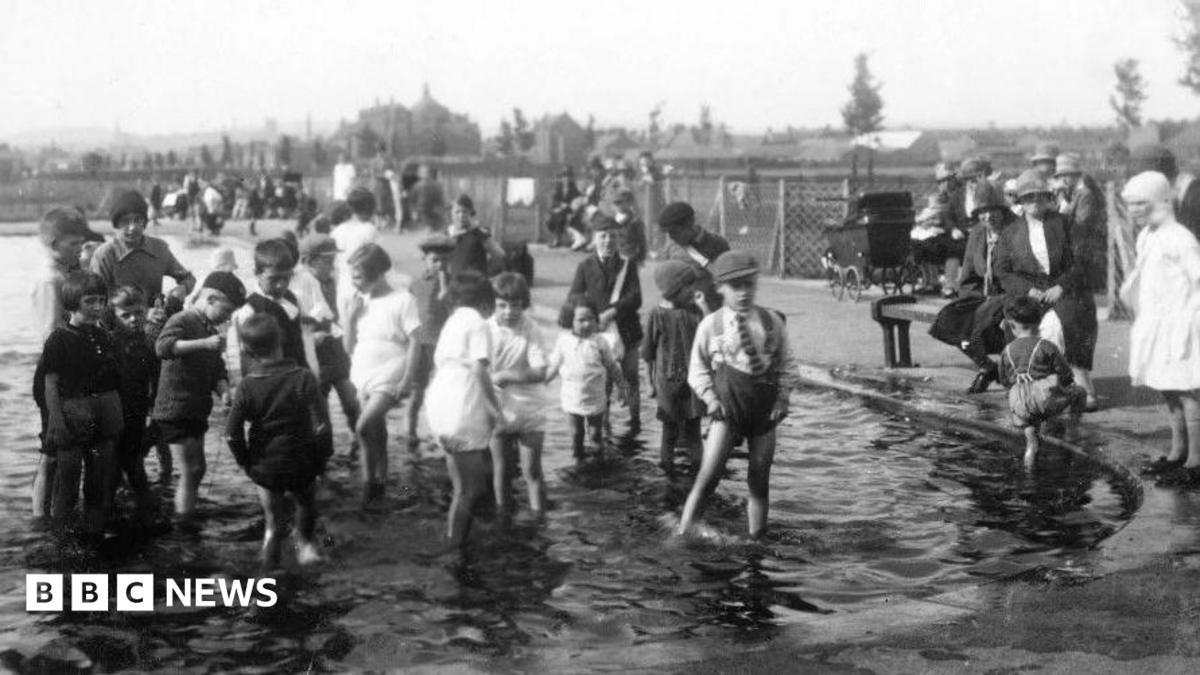 Nostalgic images of Victoria Embankment ppaddling pool ahead of return ...