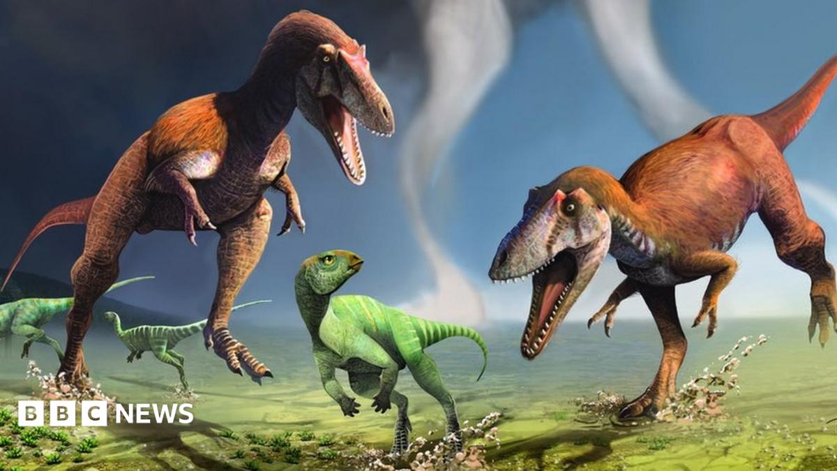 Predatory dinosaur had tiny arms like Tyrannosaurus rex - BBC News