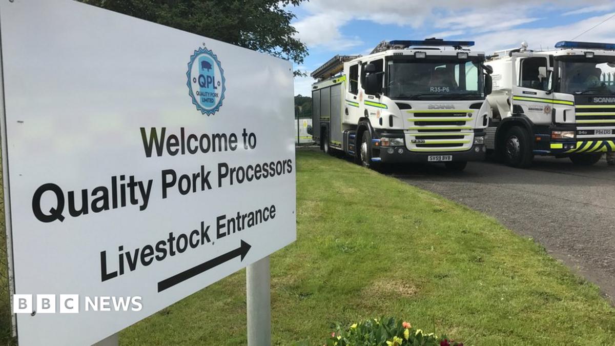 Brechin abattoir hit by overnight fire - BBC News