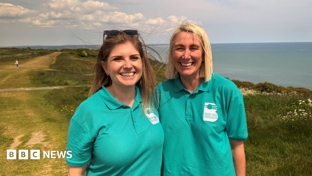 Beachy Head guides run walks, yoga and dancing on Sussex clifftop - BBC ...