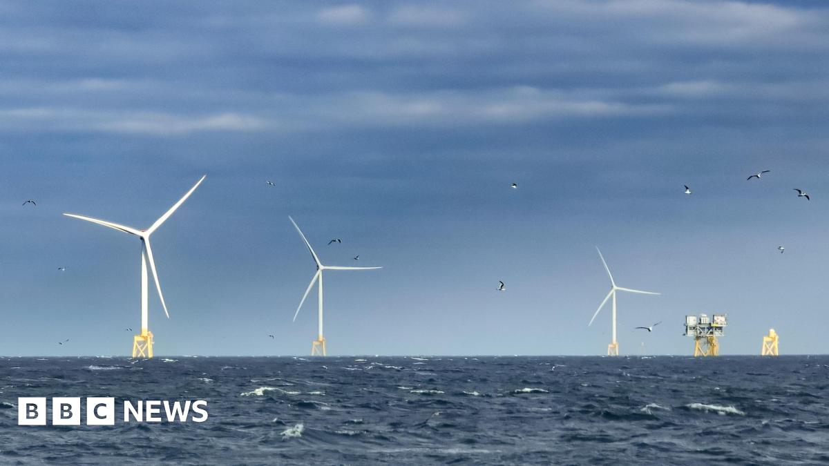 Neart na Gaoithe offshore wind farm starts generating power - BBC News