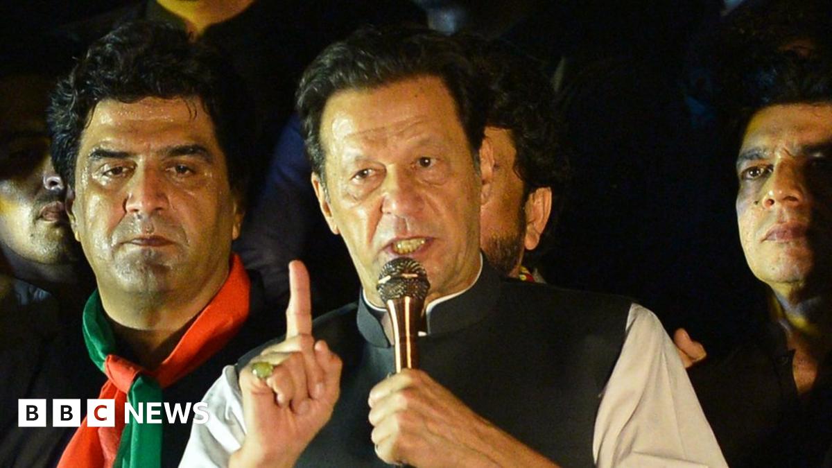 Imran Khan: Pakistan police charge ex-PM under terrorism act - BBC News