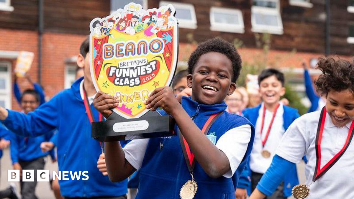 Beano comic names Leyton pupils 'Britain's funniest class' - BBC News
