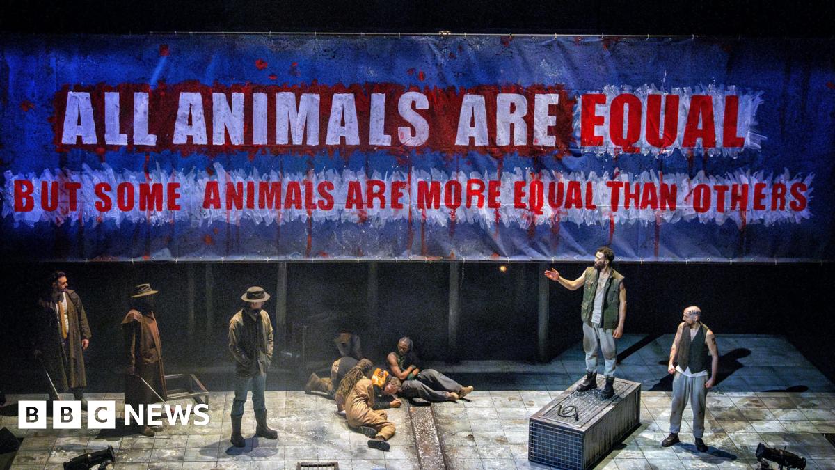 Animal Farm: How Olivier Award-nominated play was made in Leeds - BBC News