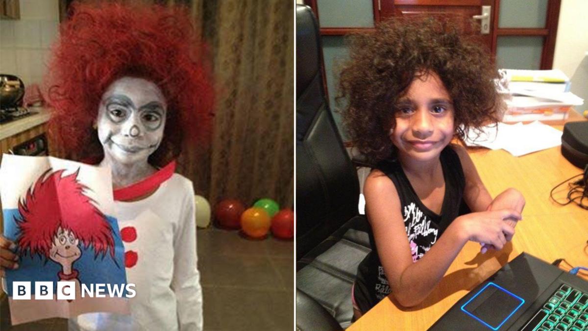 Aboriginal mum posts daughter's 'whiteface' photos - BBC News