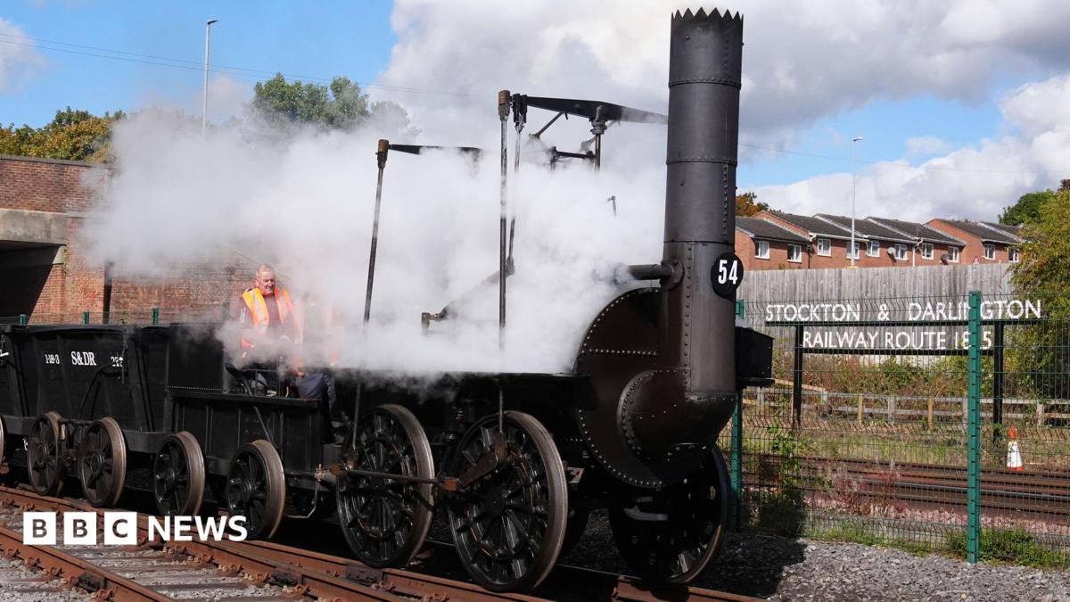 In pictures: Steam train completes S&DR 200th anniversary journey - BBC ...