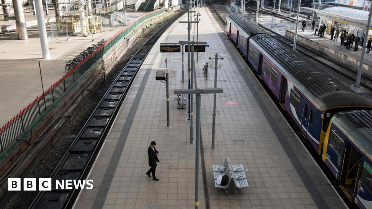 Northern, Southern rail and Merseyrail staff on strike - BBC News