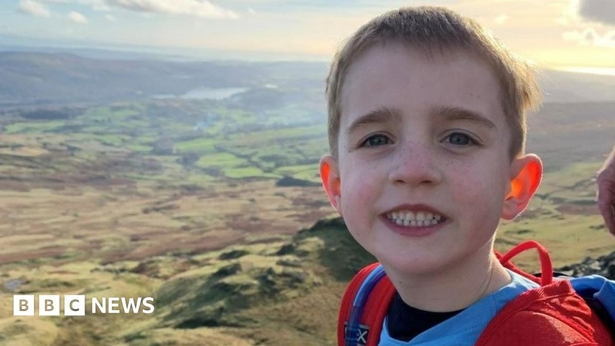 Boy, 6, conquers UK's 12 peaks for charity - BBC News