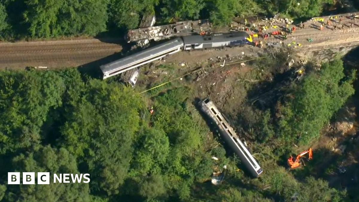Latest on passenger train derailment near Stonehaven - BBC News