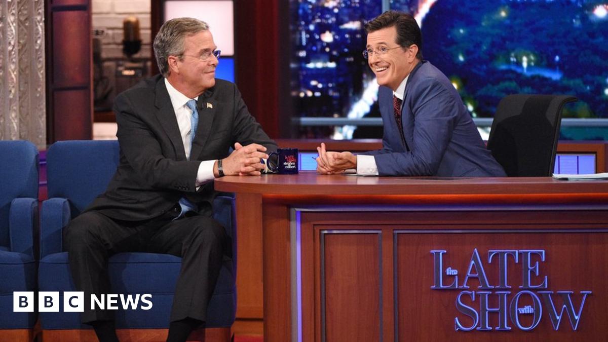 Stephen Colbert makes Late Show debut - BBC News