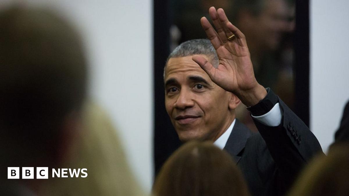 Obama leaving with high approval rating - BBC News