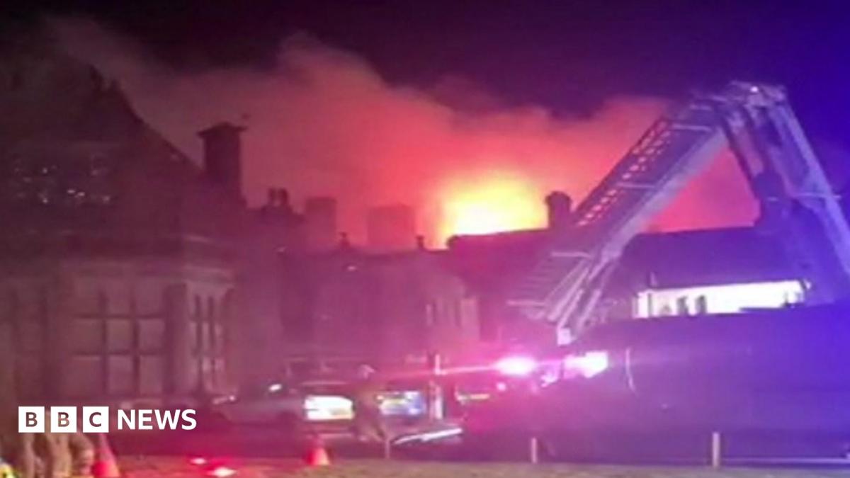 Thornton Manor wedding venue fire not suspicious, say police - BBC News