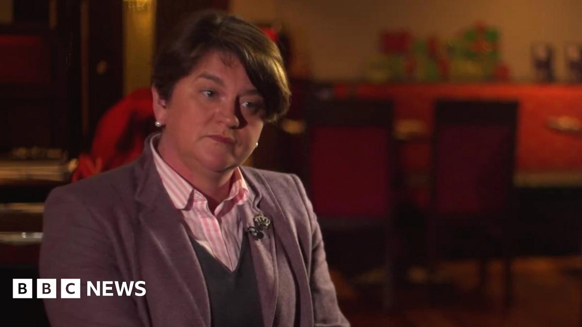 DUP's Foster hits out at May's Brexit 'propaganda' tour - BBC News