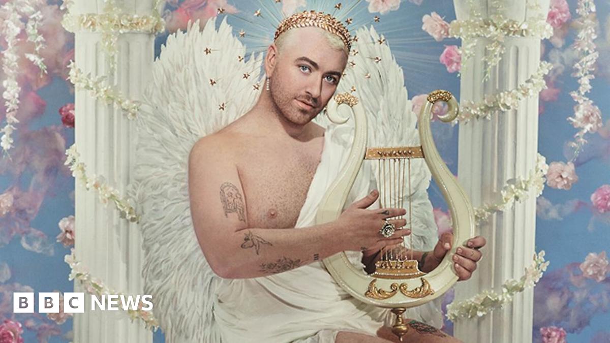 Sam Smith painting unveiled at London's National Portrait Gallery - BBC ...