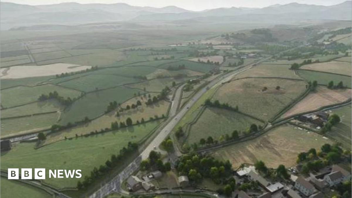 Funding approved for A595 road section in Cumbria - BBC News