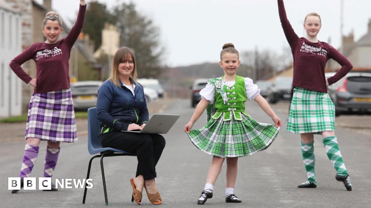 Faster broadband allows Halkirk school to keep on dancing - BBC News