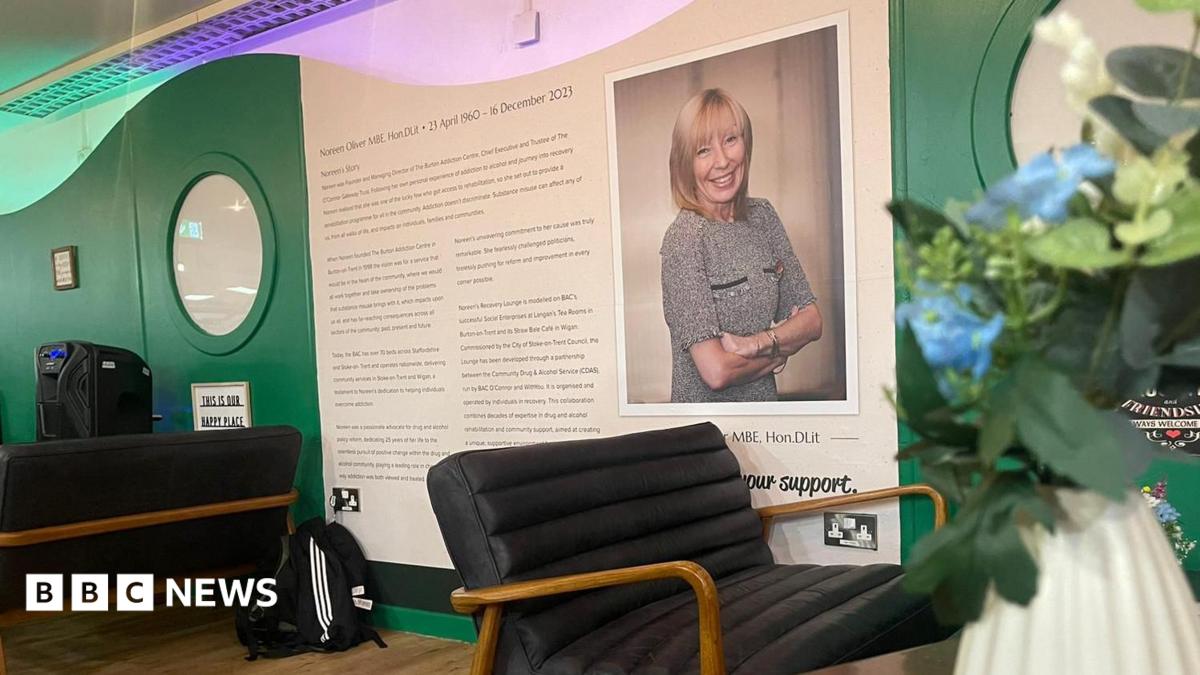 Fenton recovery cafe realises addiction activist’s dying wish - BBC News