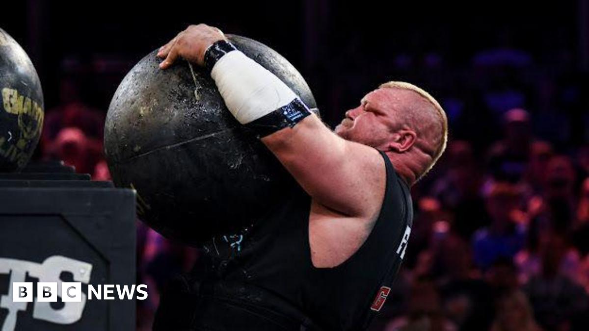 England's Strongest Man 'humbled' by fans' support after injury - BBC News