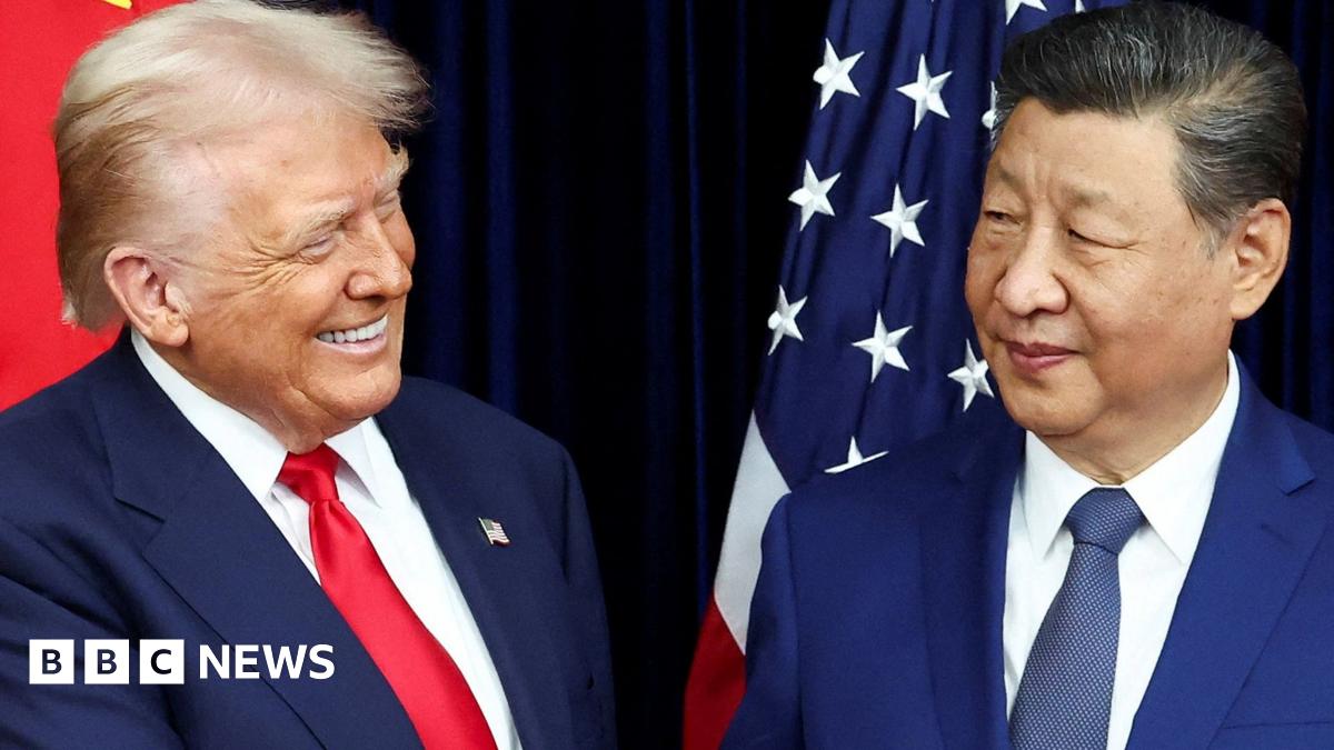 Trump hails 'amazing' meeting with Xi in South Korea - BBC News