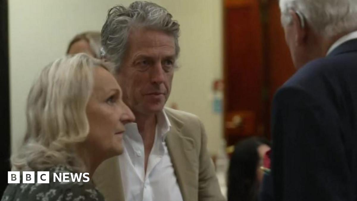 Hugh Grant calls work of Kent anti-stalking charity 'incredible' - BBC News