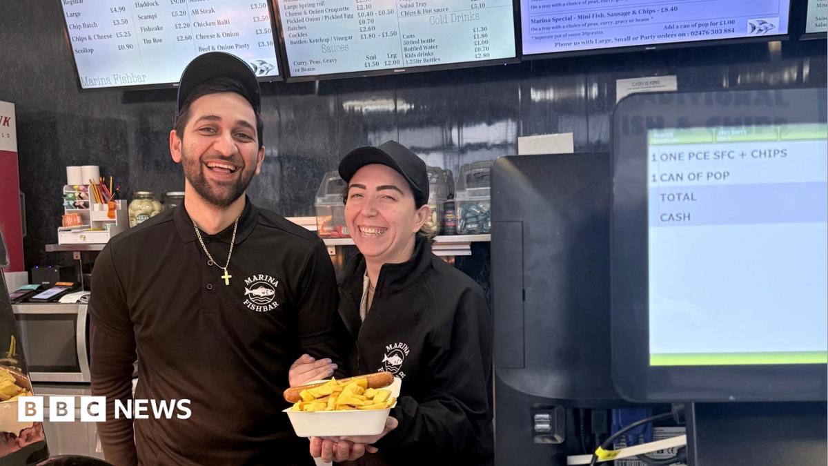 City chippy chips in to help Coventry's homeless people - BBC News