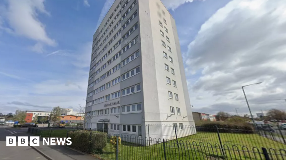 Man accused of causing Solihull tower block fall guilty of GBH - BBC News