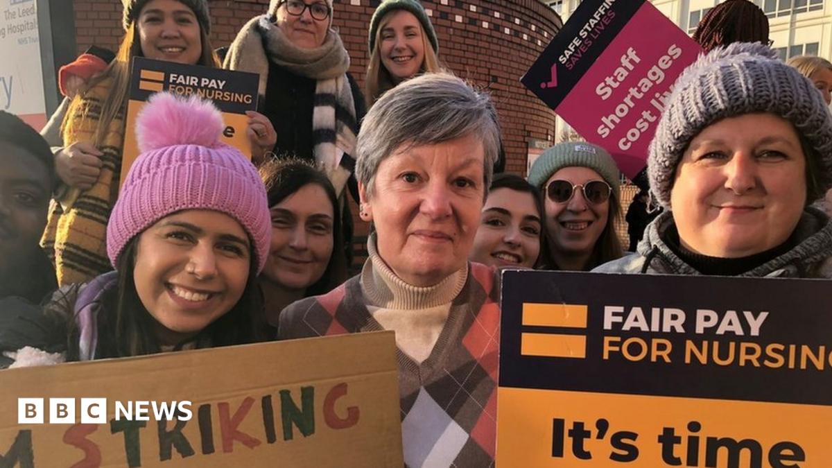 Nurses' strike: West Yorkshire staff walk out for second day of action ...