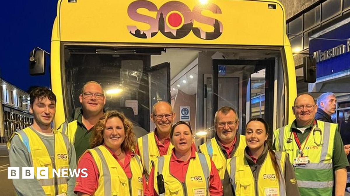 Norwich SOS bus has 'hope for future' after NHS funding cut - BBC News