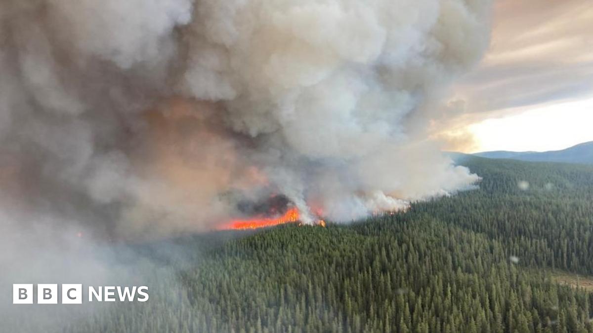 Canada wildfires: Second firefighter dies amid record blazes - BBC News