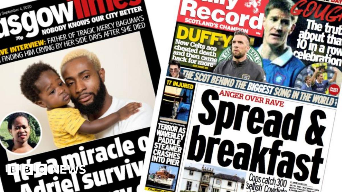 Illegal rave 'Covidiots' and virus rate 'rockets' - BBC News