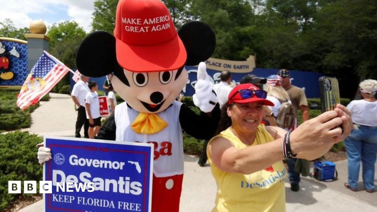Ron DeSantis tightens his control over Walt Disney World - BBC News