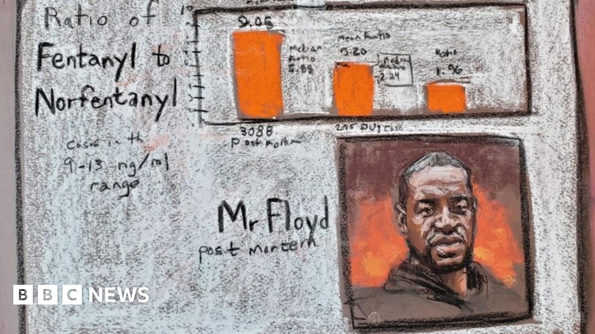 George Floyd died from lack of oxygen, not fentanyl, says expert - BBC News