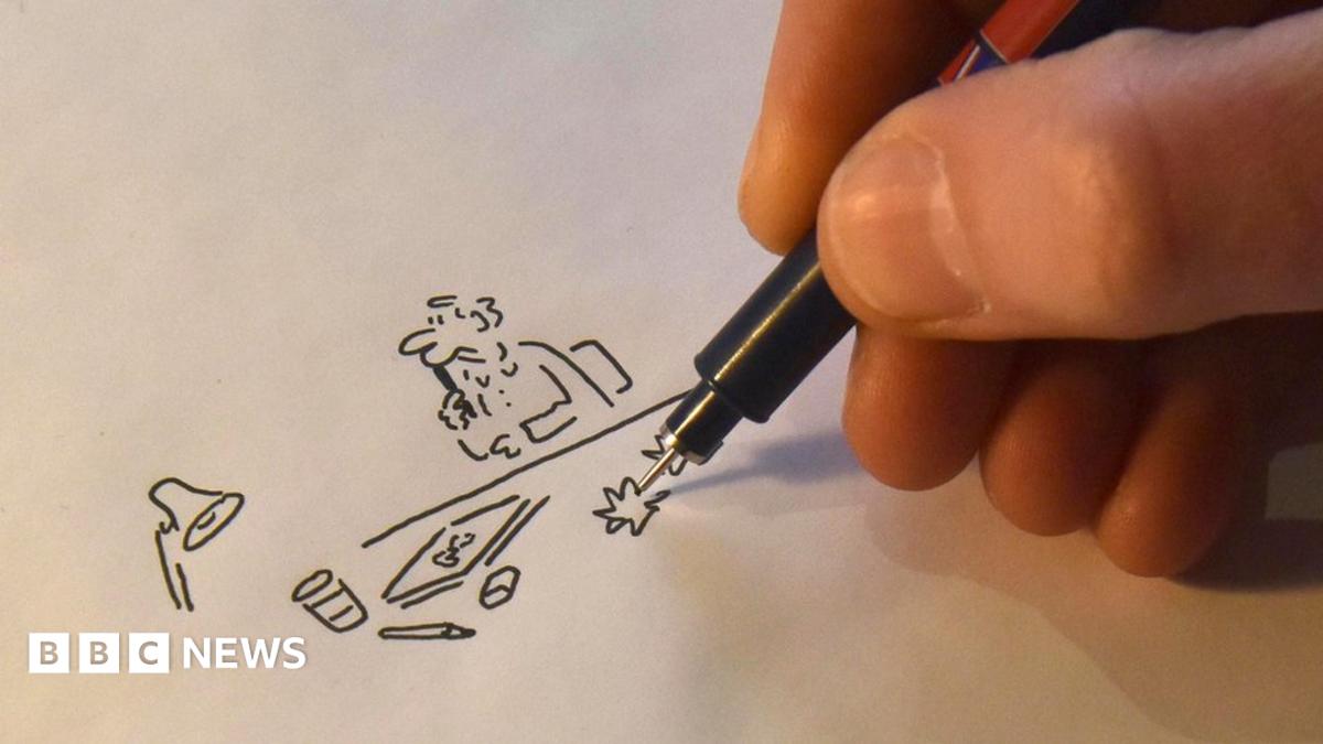 Daily Telegraph cartoonist Matt 'turning into his own character' - BBC News