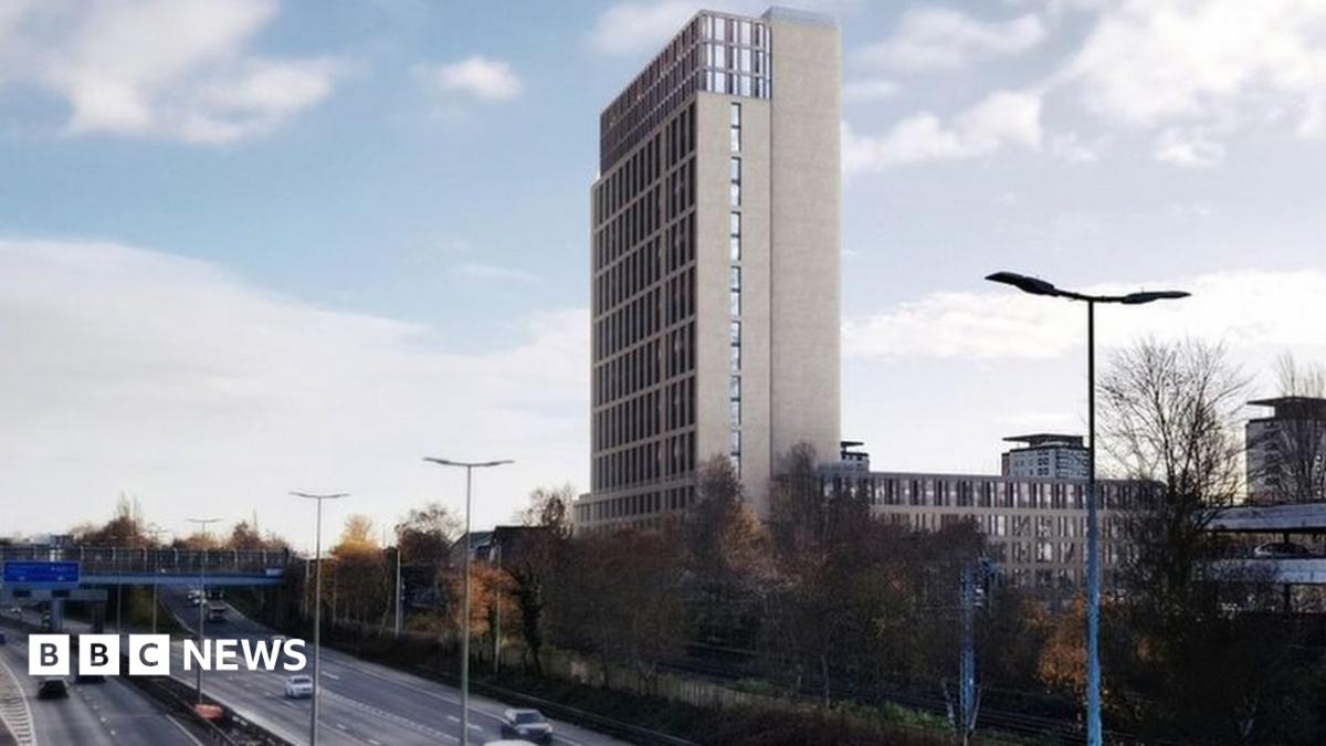 Plans for 23-storey tower block in Salford - BBC News