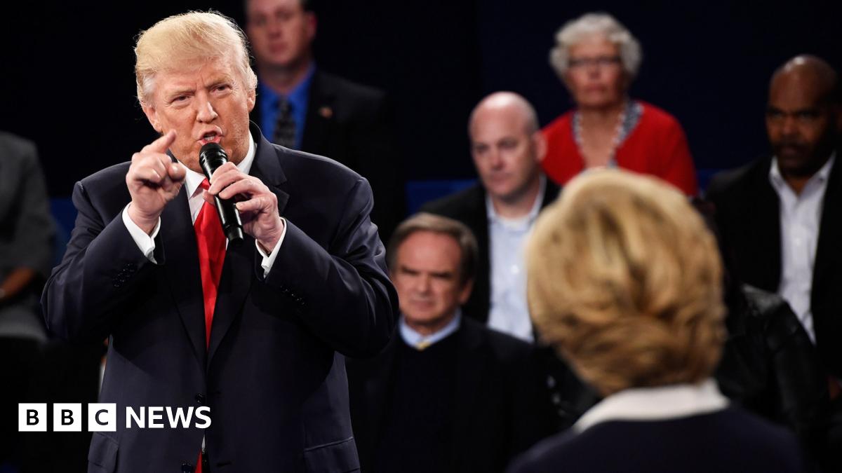 US presidential debate: Trump launches ferocious attack on Clintons ...