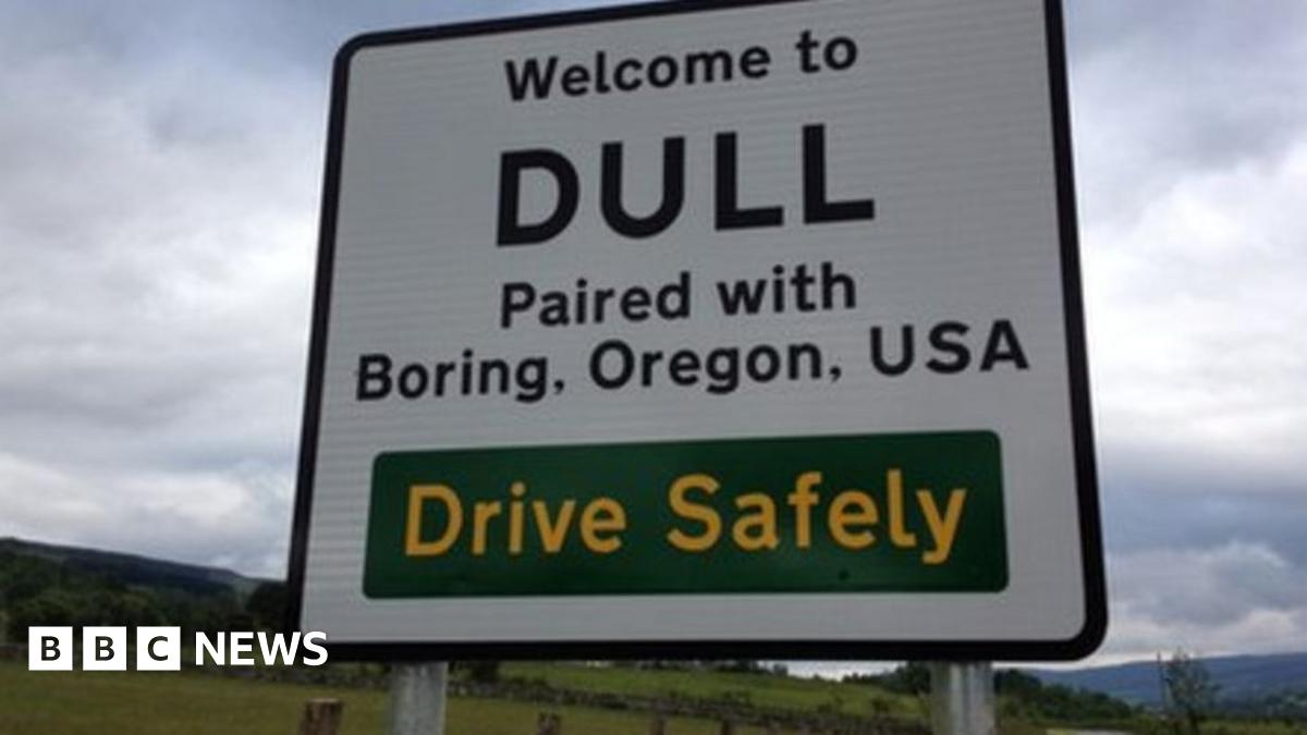 Dull and Bland celebration is far from Boring - BBC News