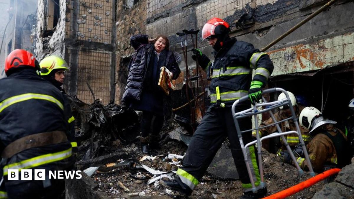 Ukraine hit again after Putin vows intensified strikes - BBC News