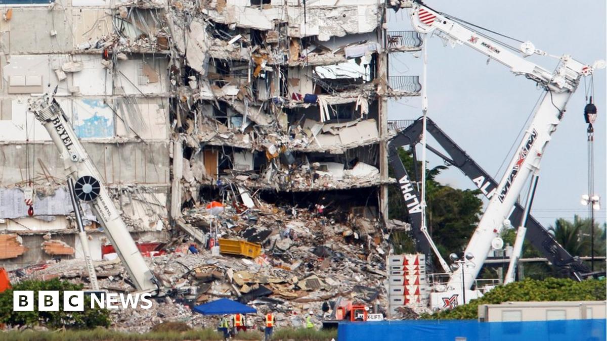 As it happened: Miami building collapse: 'Still possible someone could ...