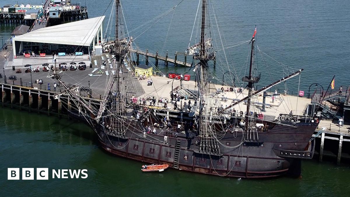 El Galeon: Southend welcomes 17th Century Spanish galleon replica - BBC ...